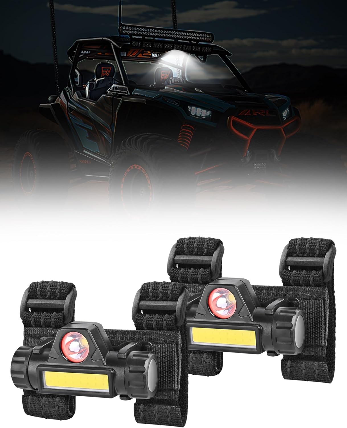 Amazon.com: ZIDIYORUO UTV Dome Light – Rechargeable UTV Cage Roof ...