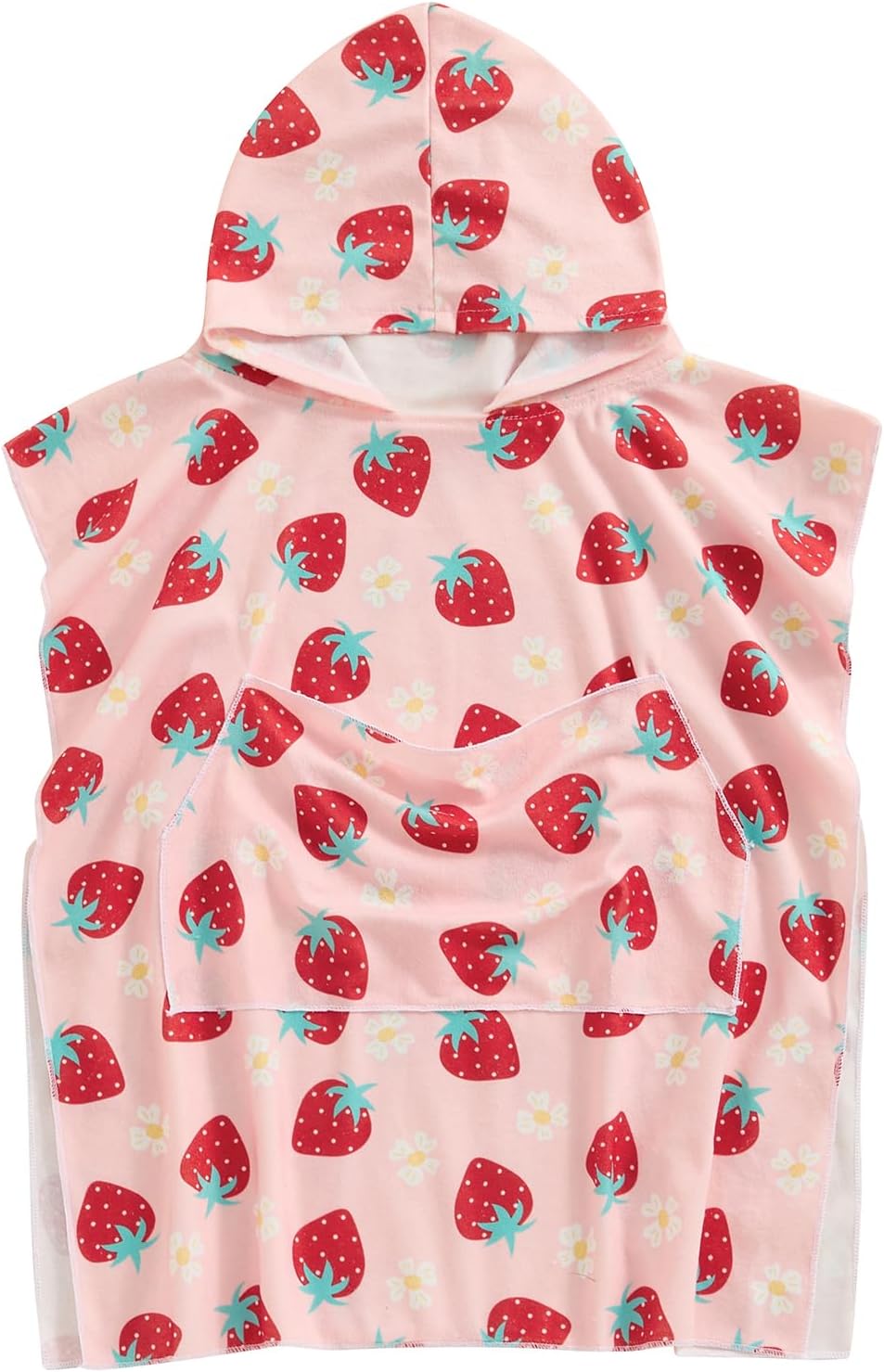 Amazon.com: Toddler Kids Girls Hooded Towel Floral Oversized Bath ...