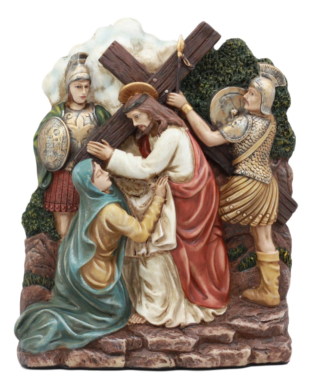 Buy Ebros Christian Catholic Stations of The Cross Statue Way of The ...