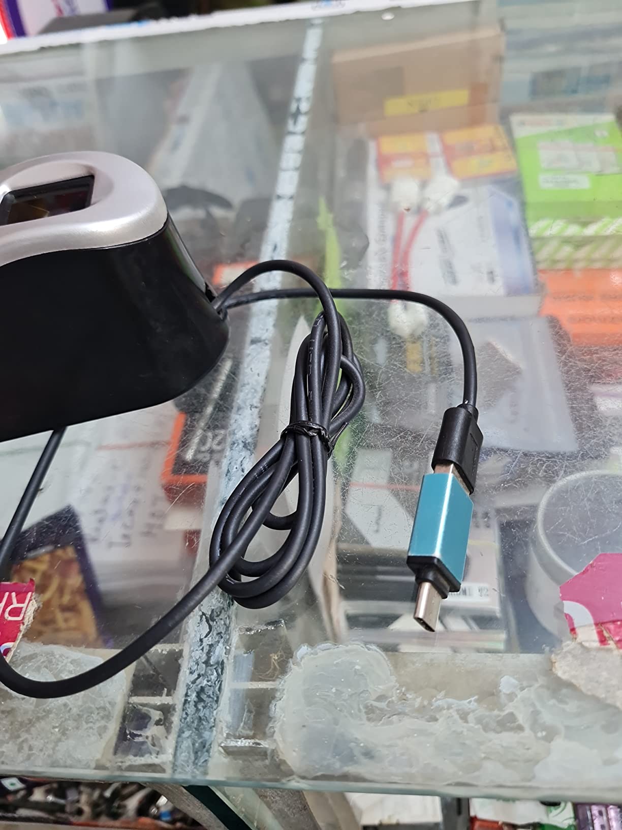 Truvic 2.0 USB Data Cable- Wire for Mantra MFS-100 series Fingerprint ...