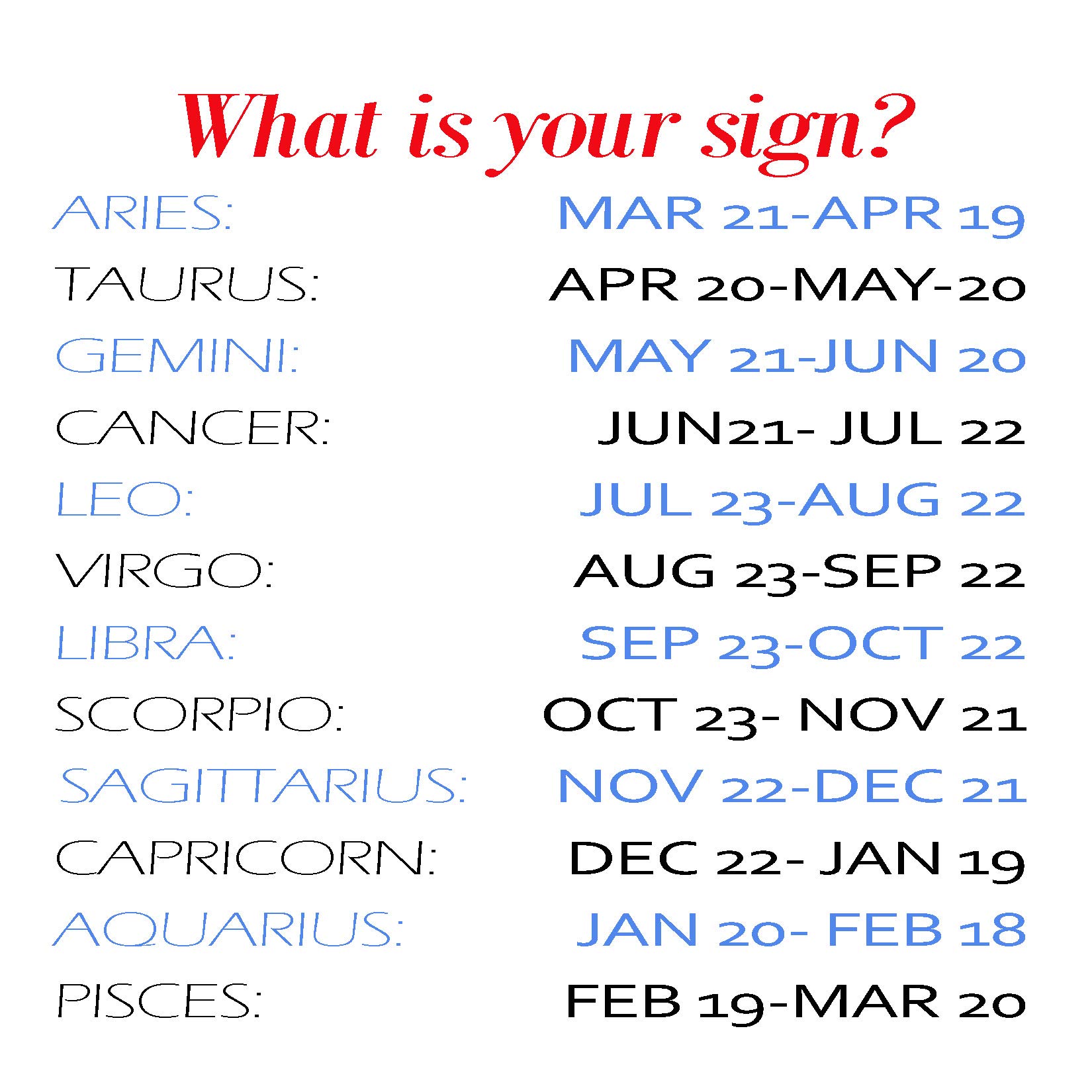 Tall zodiac signs 60 photos - Astrologytoyou.com