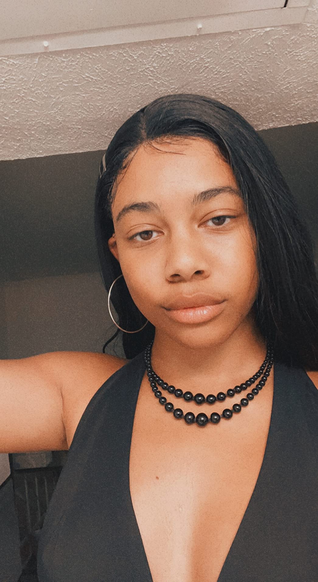 $8/mo - Finance ANDRIA Brown Wig Synthetic Lace Front Wig Dark Root ...