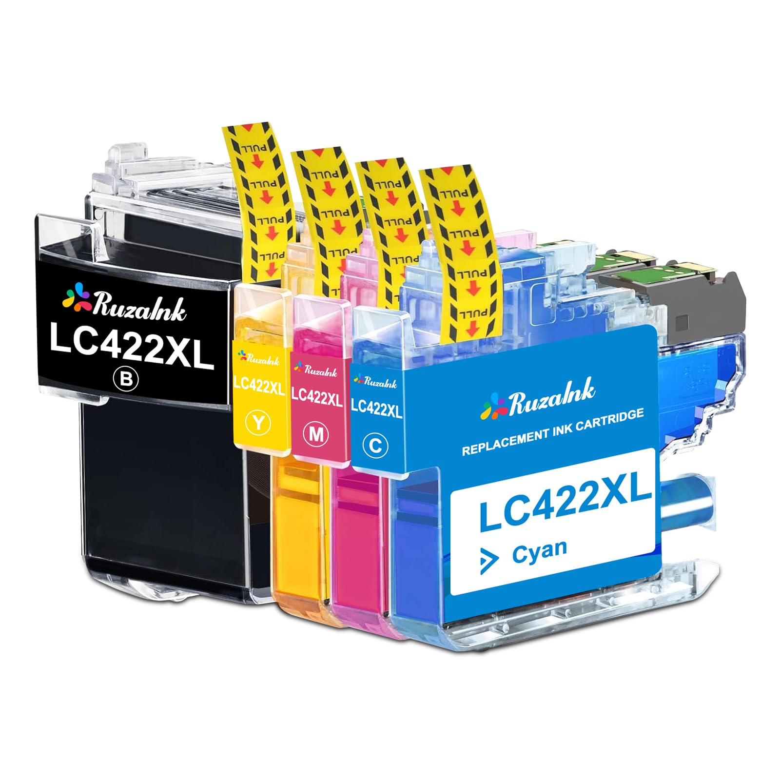 LC422XL Ink Cartridges【7,500 Pages】/ Replacement for Brother LC422 XL ...