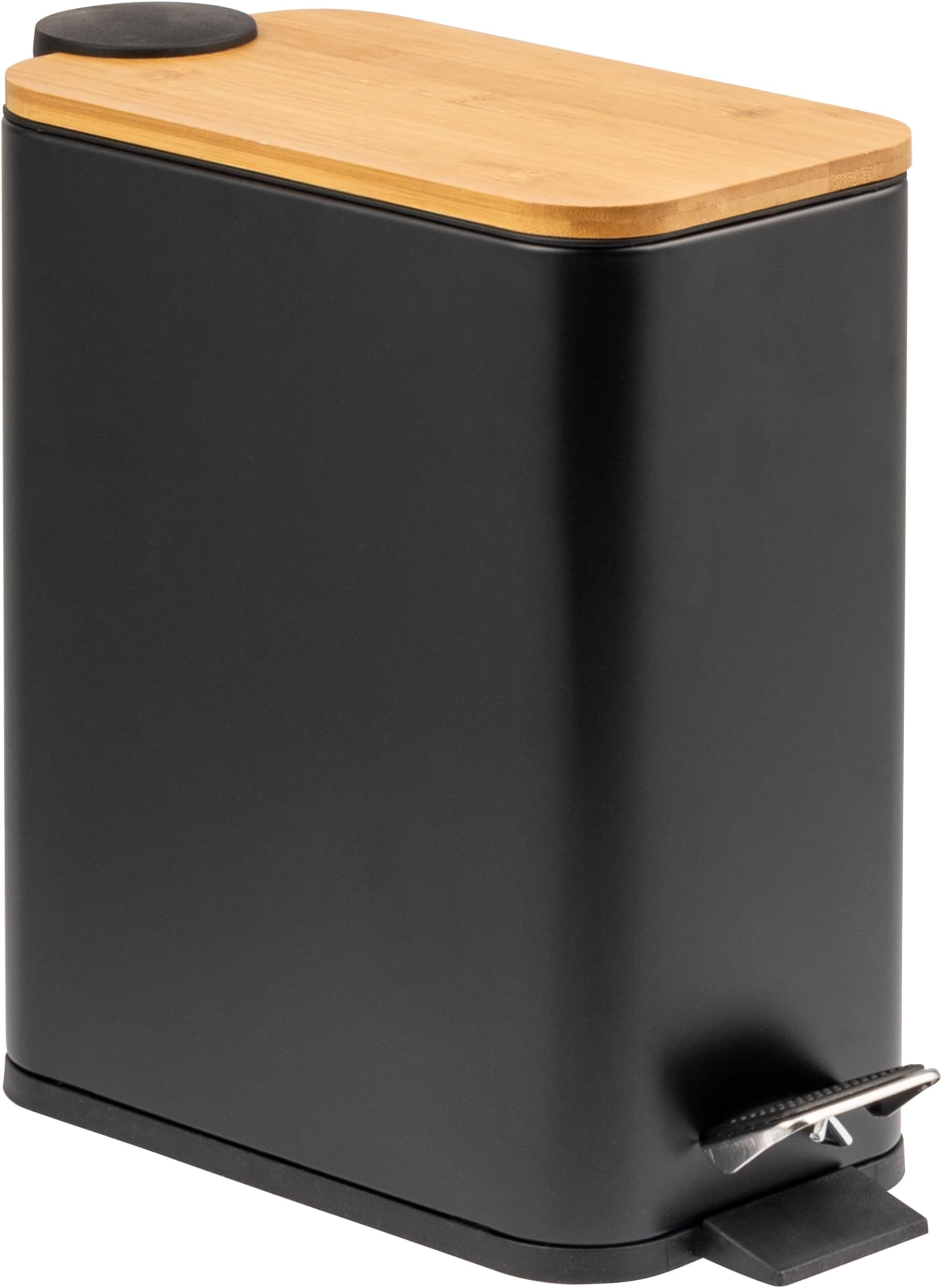 5five Simply Smart White bins made of bamboo, trash can, waste bin, bin ...