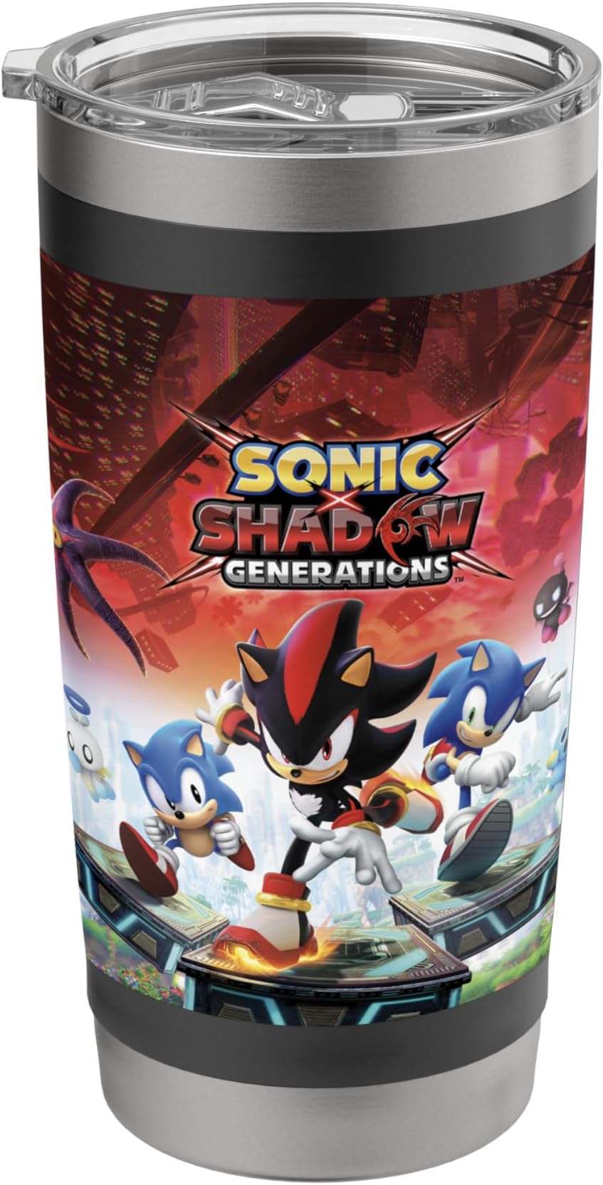 Amazon.com | Sonic the Hedgehog 3 - Sonic VS Shadow Stainless Steel ...