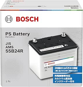 Amazon.co.jp: BOSCH (ボッシュ) 国産車バッテリー PSA-55B24R PS Battery JIS AMS 充電制御車 ...