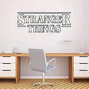 Creative Art Wall Decal Colorful Stranger Things Wallpaper Quote Poster ...
