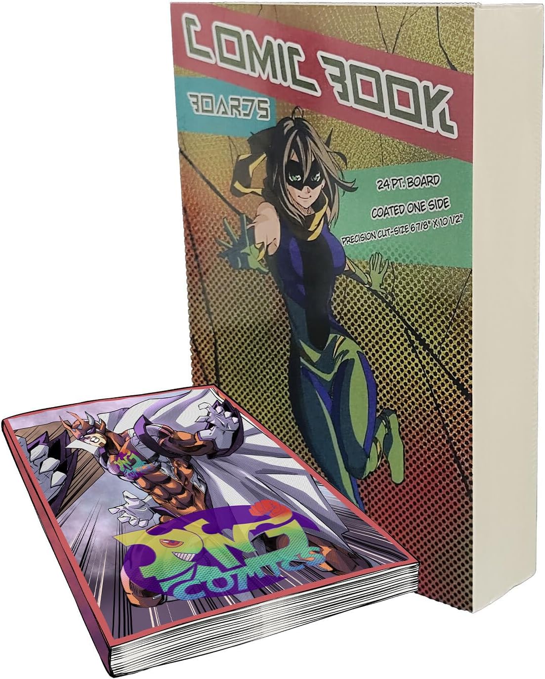 Amazon.com : DNJ COMICS 100 Current Comic Book Boards 6 7/8 x 10 1/2 ...