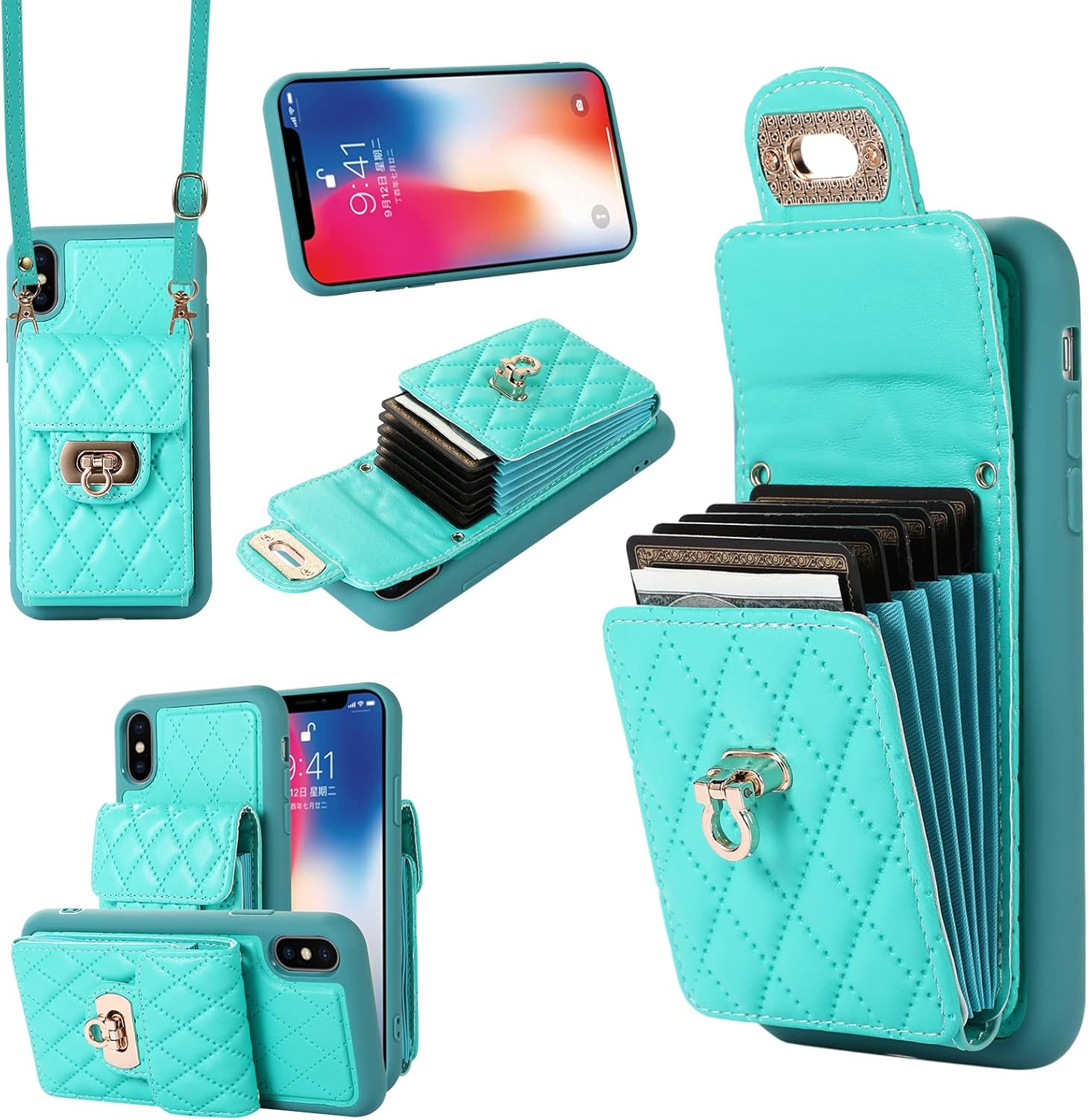 Amazon.com: Asuwish Phone Case for iPhone Xs Max Wallet Cover with ...