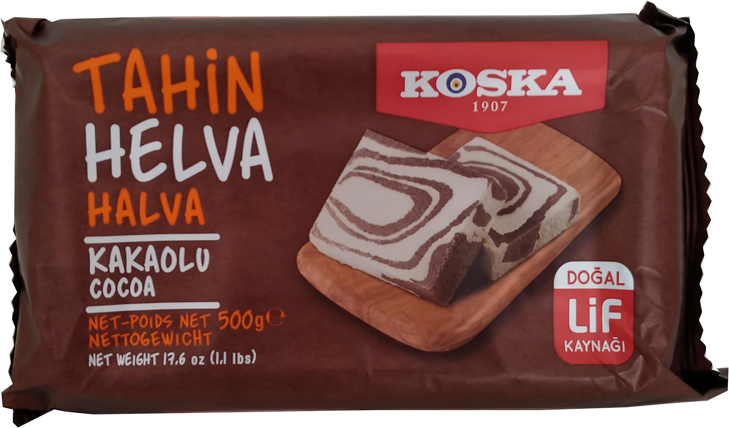 Amazon.com : Halva with Cocoa, Turkish Halva, Tahini Halva, Chocolate ...