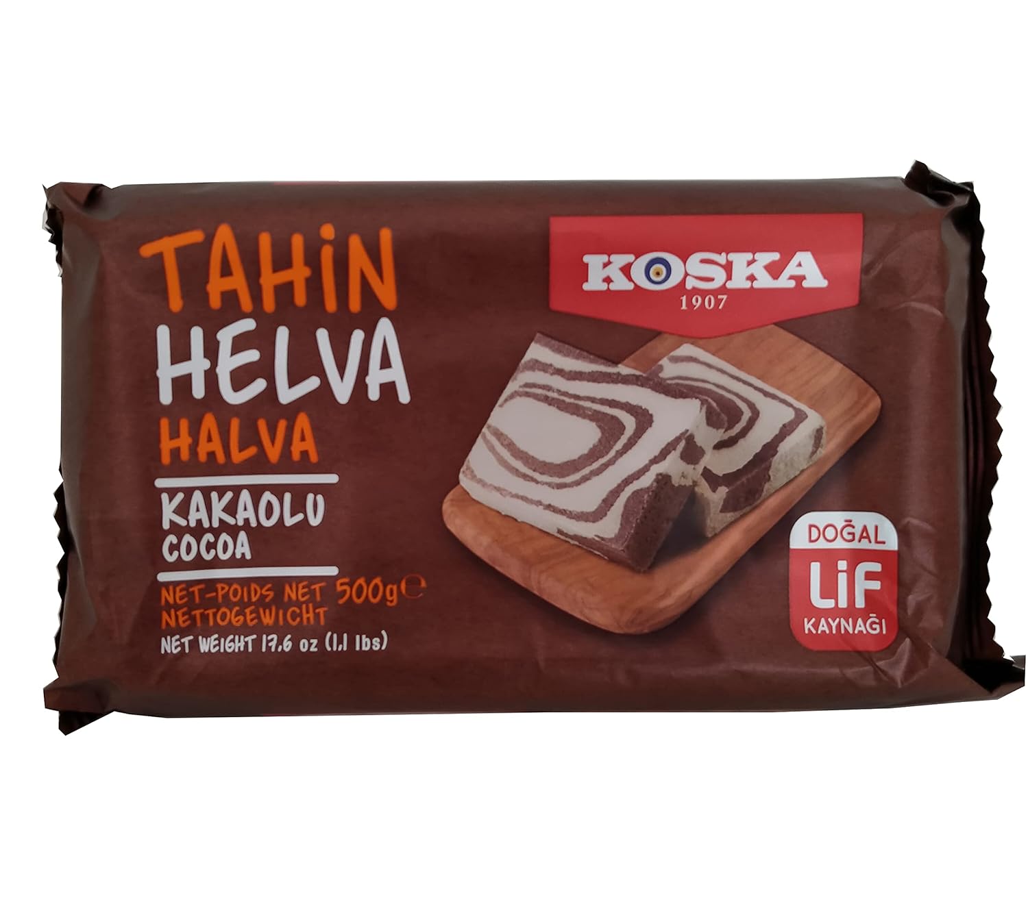 Amazon.com : Halva with Cocoa, Turkish Halva, Tahini Halva, Chocolate ...