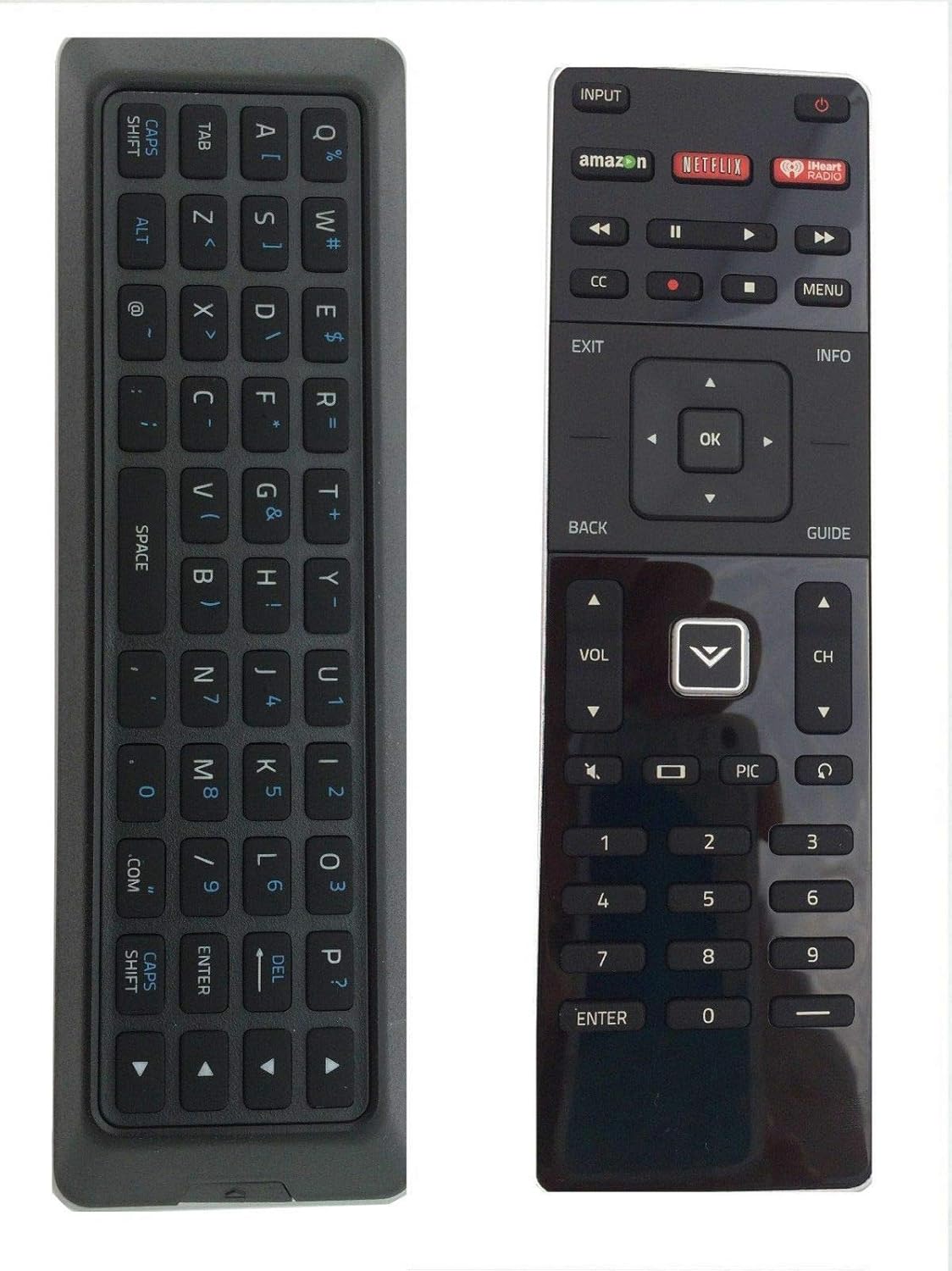 Amazon.com: New - TV Remote Control XRT500 for Vizio Smart with QWERTY ...