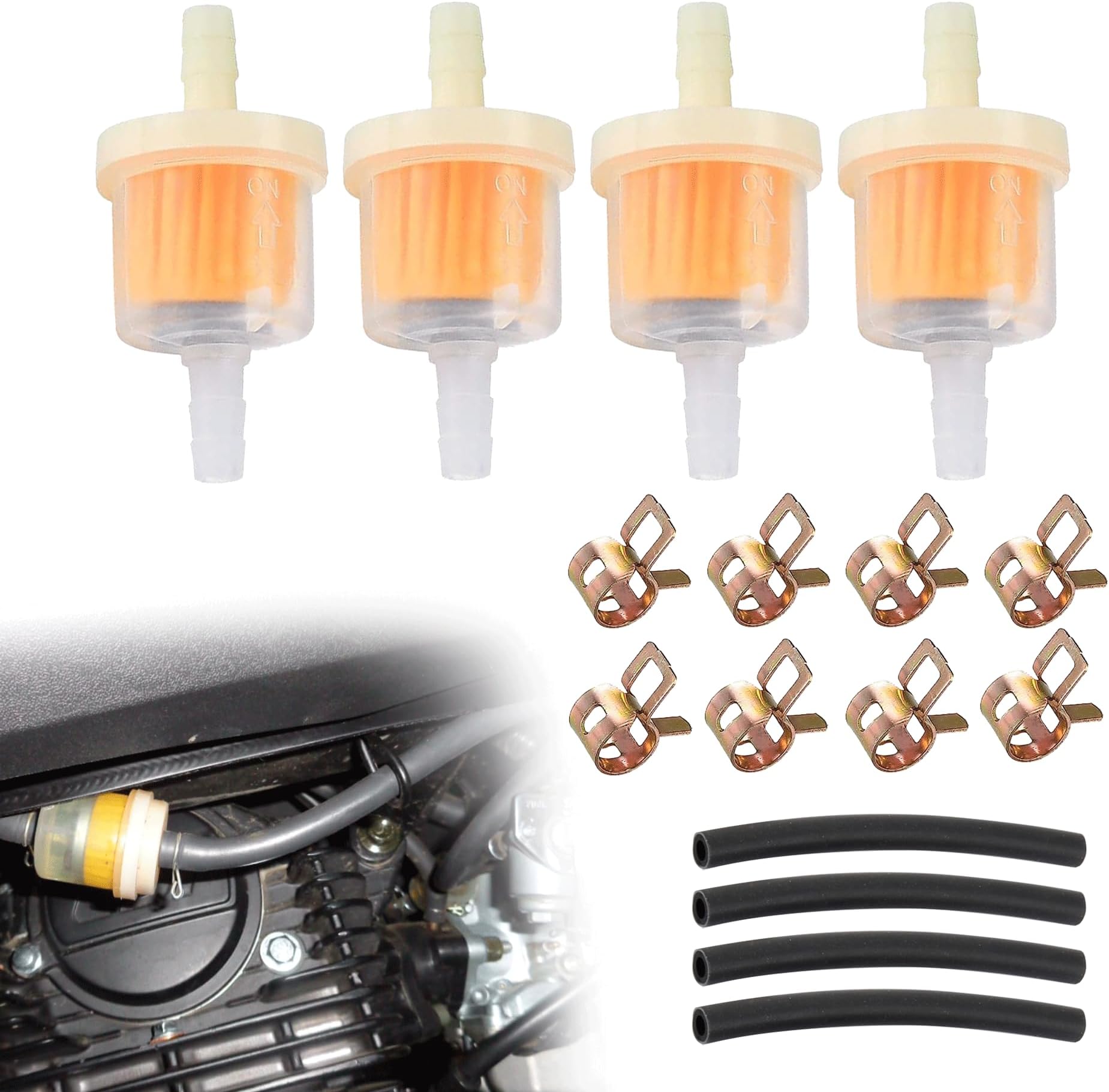 Briggs & Stratton Genuine Fuel Filter 394358S (75 Micron) : Amazon.co ...
