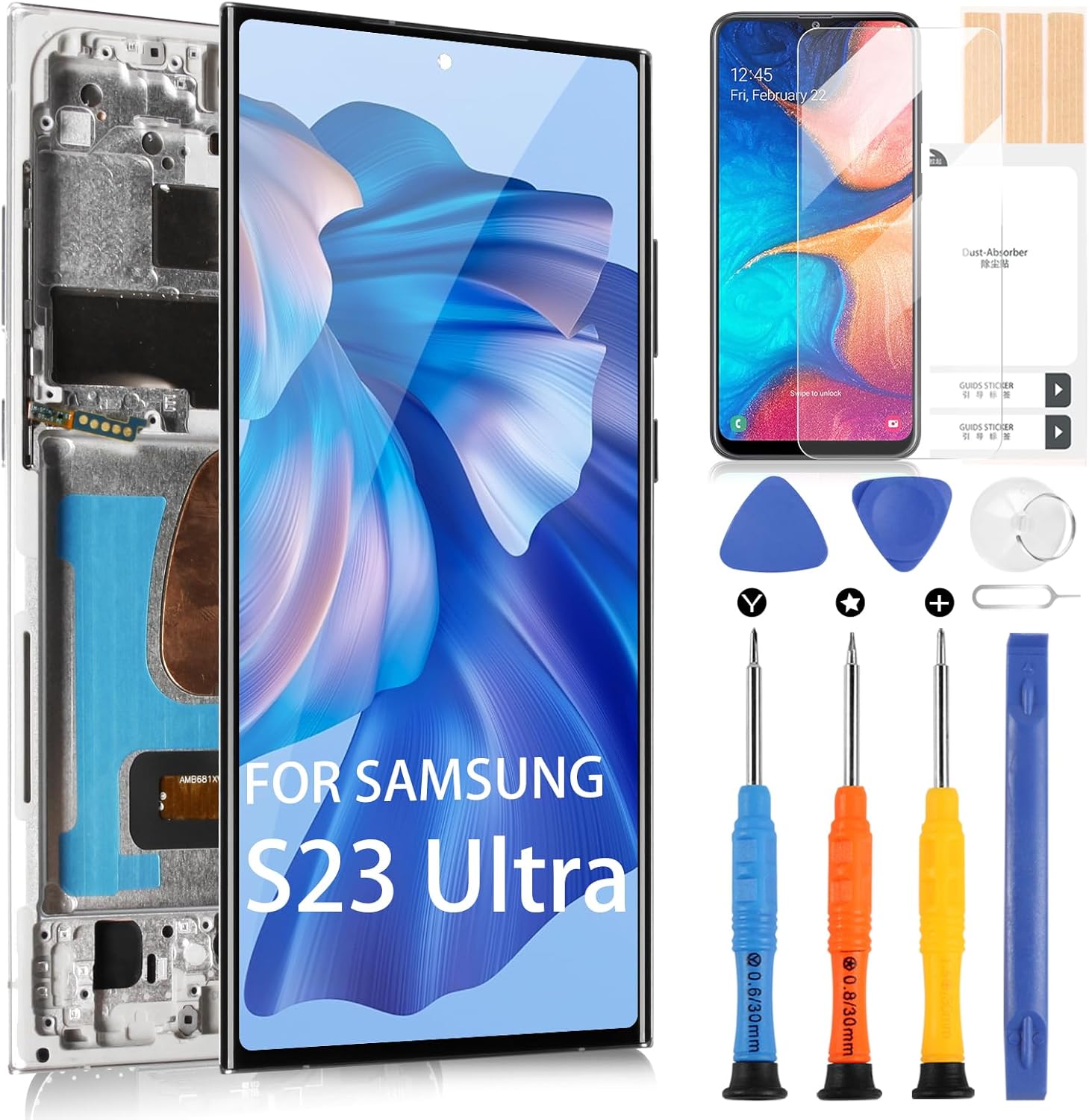 Amazon.com: AMOLED for Samsung Galaxy S23 Ultra 5G Screen Replacement ...