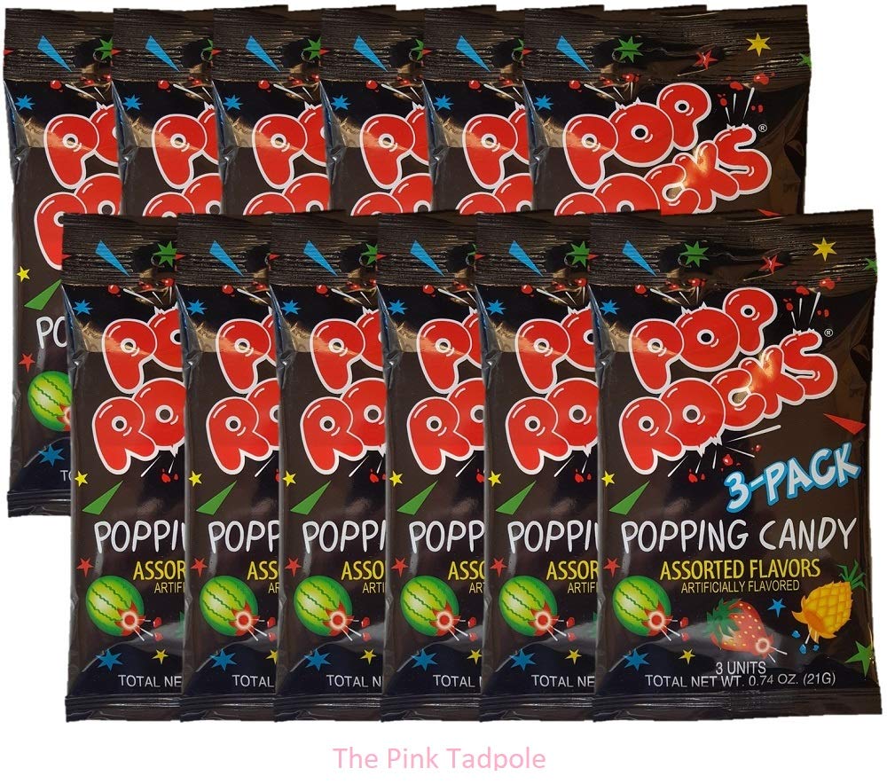 Amazon.com : Pop Rocks Variety Pack - 36 Total Packets (12 of each ...