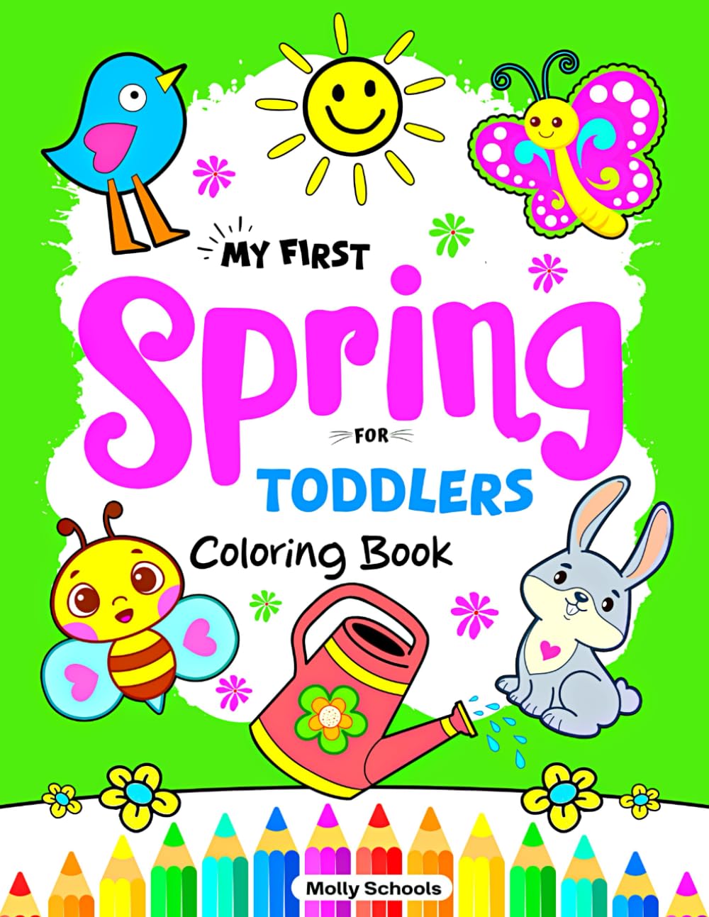 My First Spring Coloring Book For Toddlers: Cute Spring & Easter ...