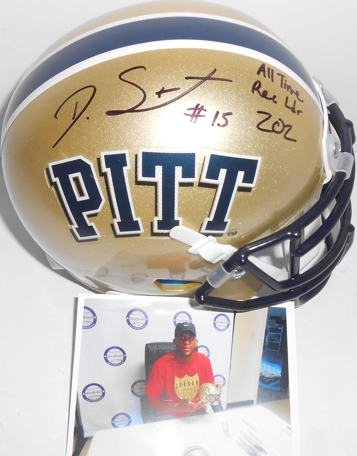 Amazon.com: Devin Street University of Pittsburgh Autographed Signed ...