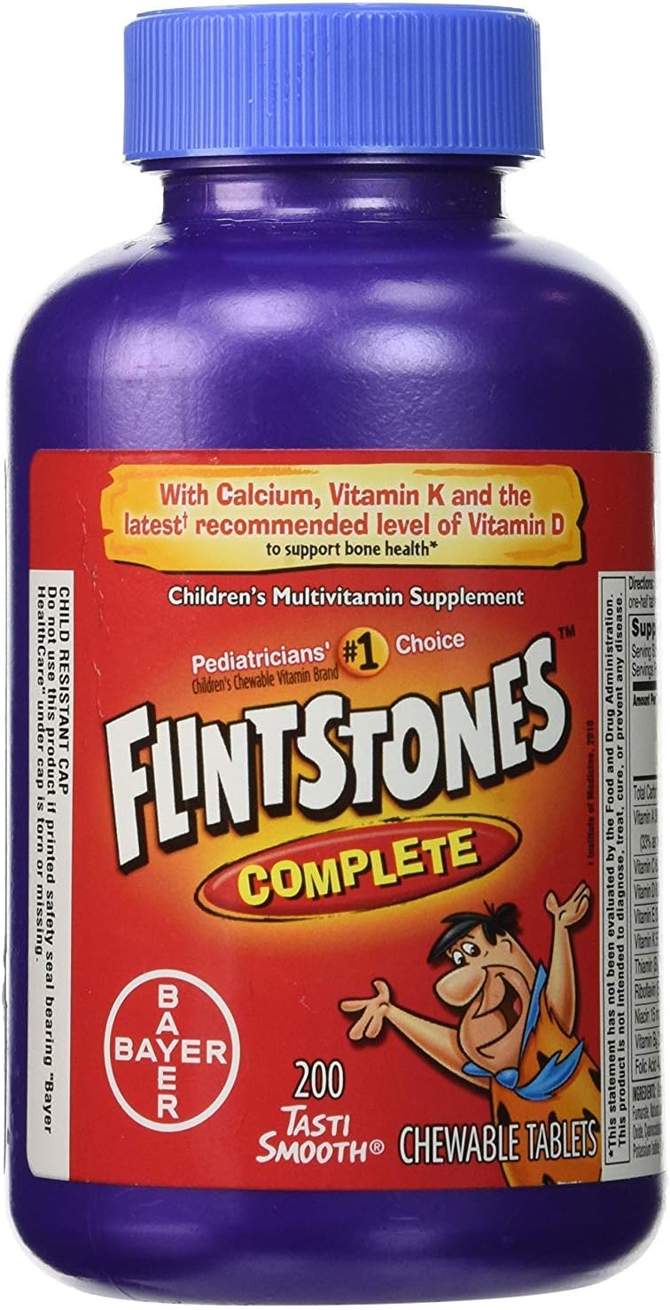 Flintstones Complete Childrens Multivitamínico - 200 tabletas ...