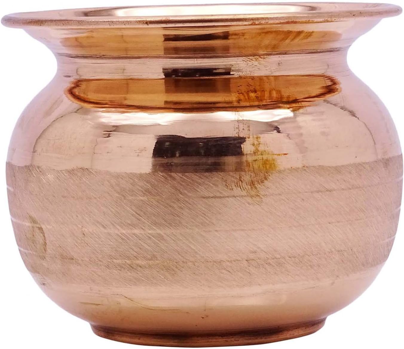 Amazon.com: ibaexports Prayer Kalash Lota Pot Pure Copper Traditional ...