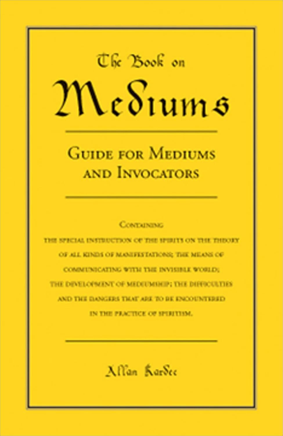 The Book on Mediums: Guide for Mediums and Invocators - Kindle edition ...