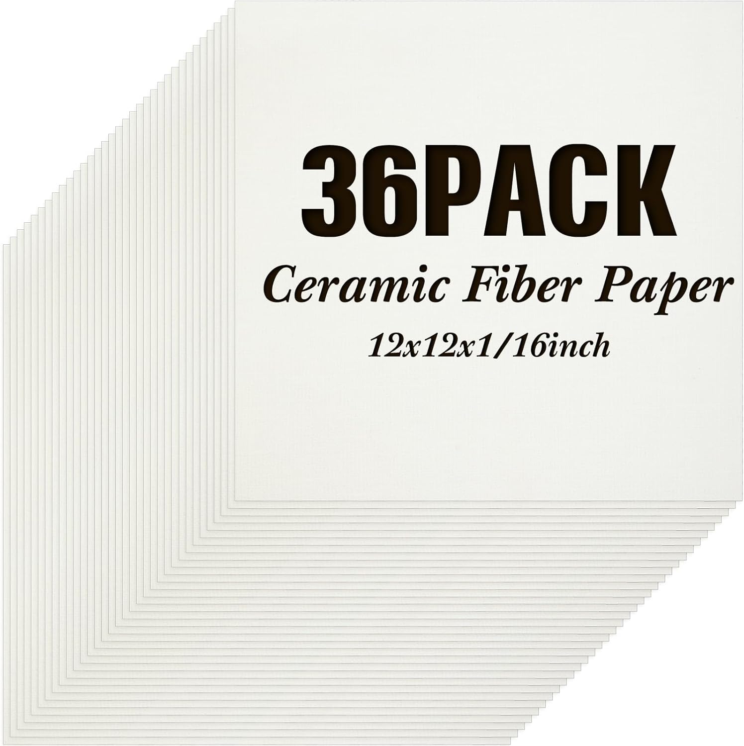 Amazon.com: Ctosree 36 Pcs Ceramic Fiber Paper Insulation Gasket or ...
