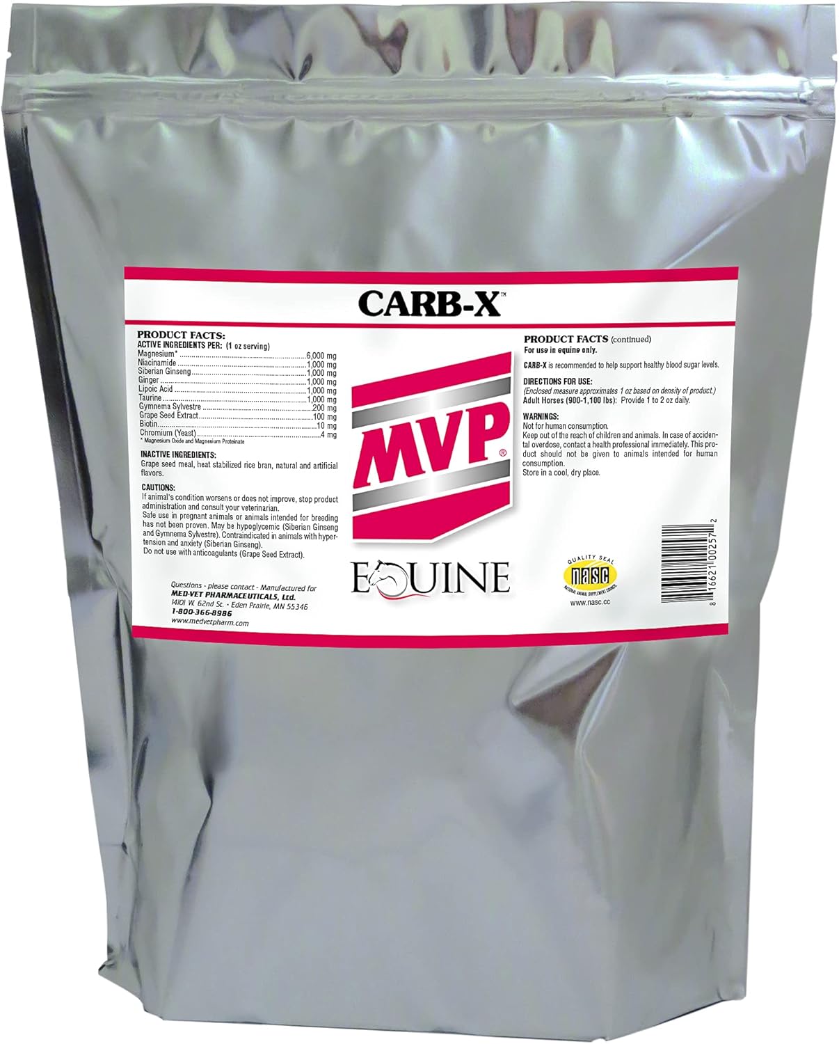 Amazon.com : Med-Vet Pharmaceuticals Carb-X (10lb) Glucose Metabolism ...