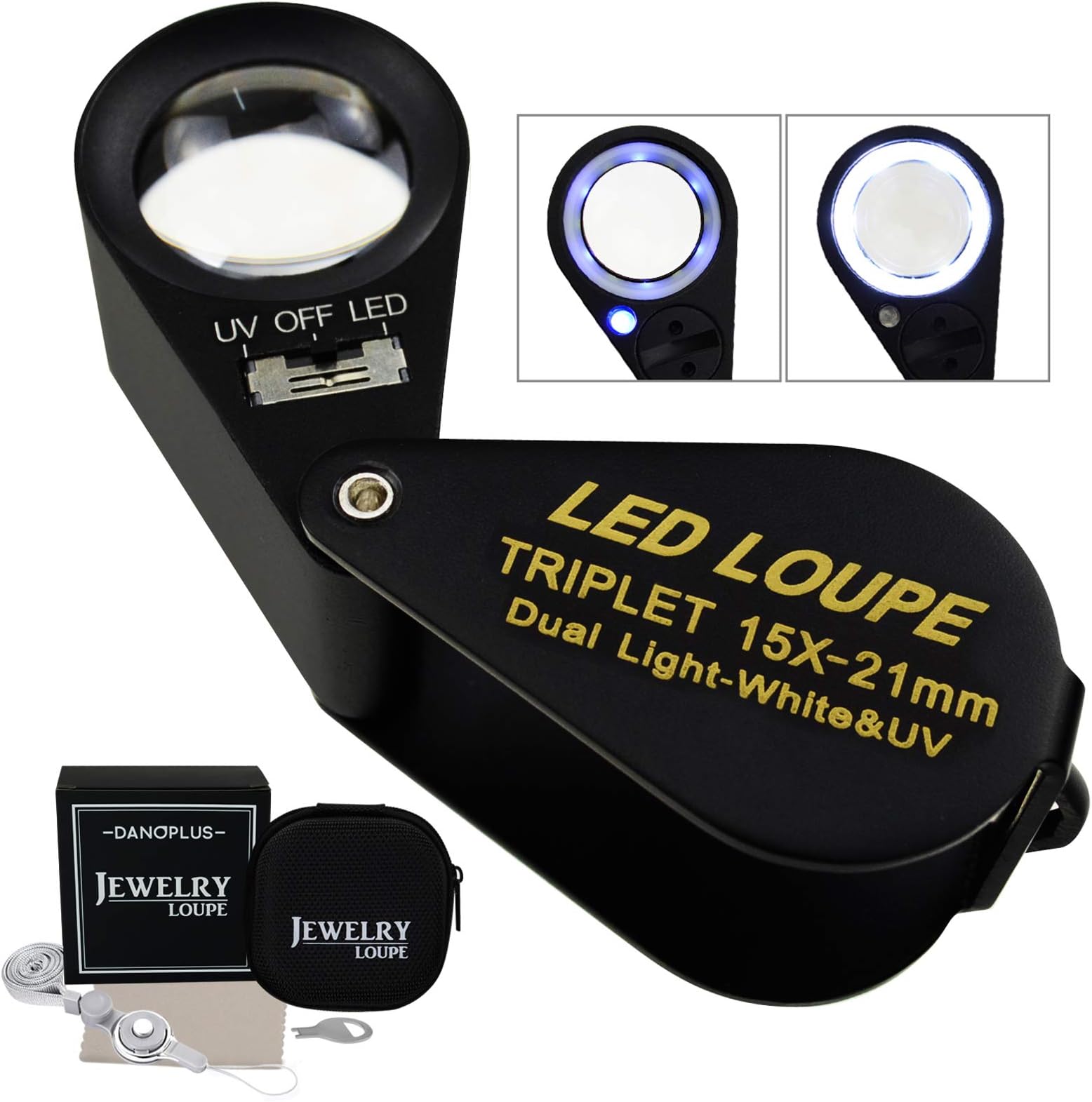 Amazon.com: Loupe 10x Hasting Triplet Magnifier - Baush & Lomb ...