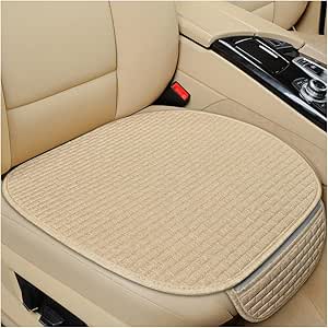 Amazon.com: povtii 2PCS Car Seat Bottom Cover Pad, Comfortable Auto ...