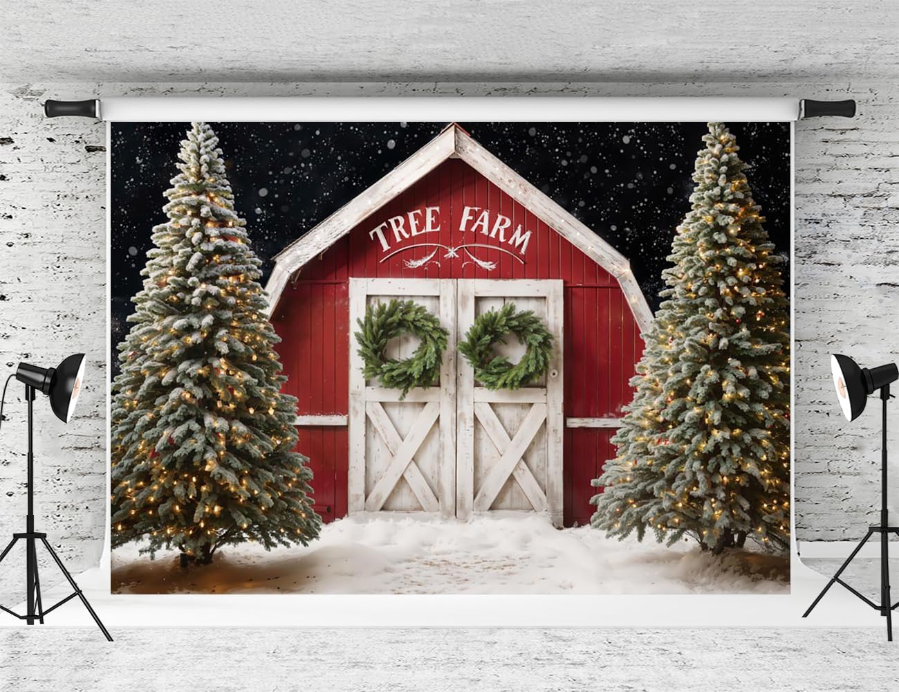Amazon.com : Kate 7x5ft Christmas Tree Backdrop for Photography Winter ...