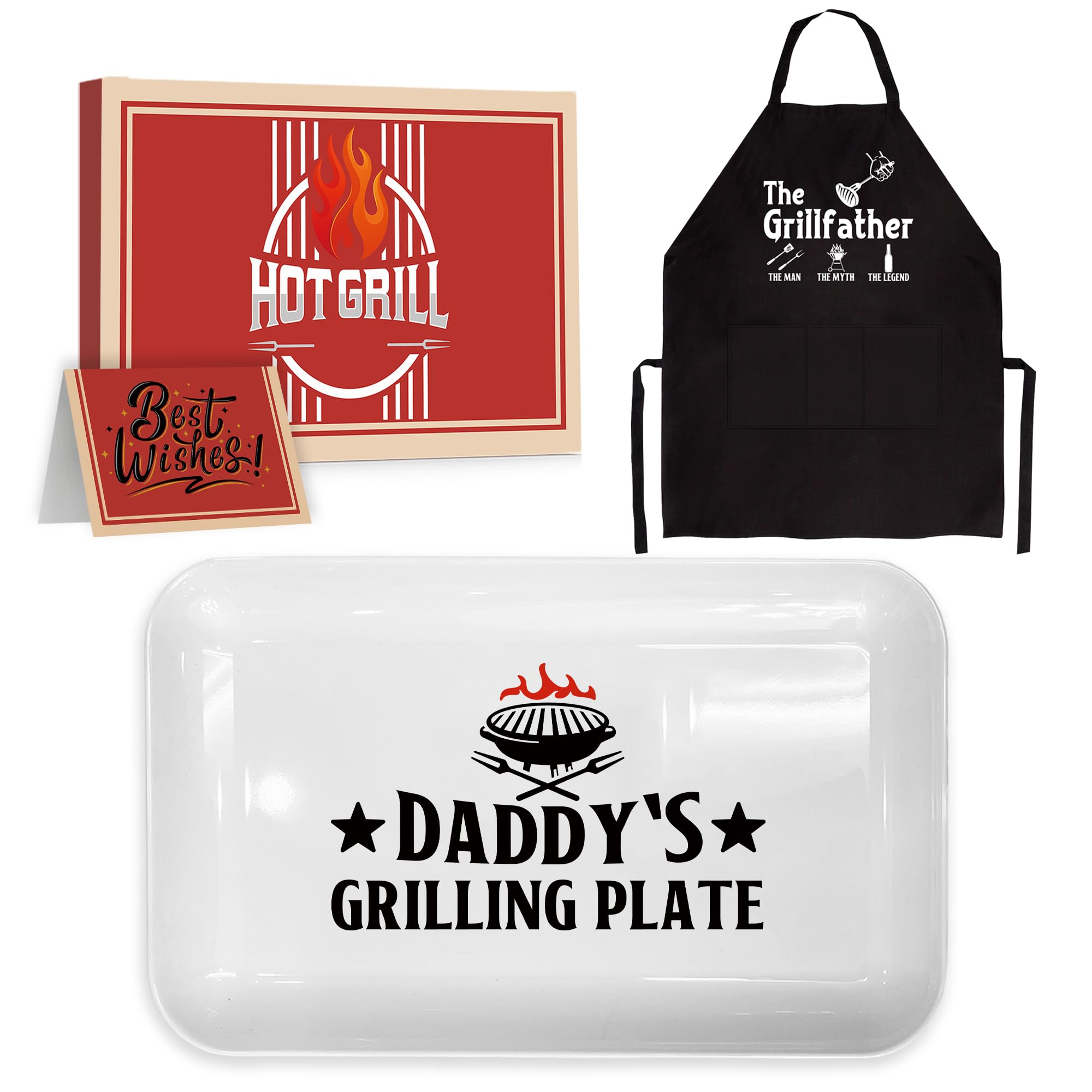 Amazon.com | Valentines Day Dad Gifts, Daddy Grill Platter Gift from ...