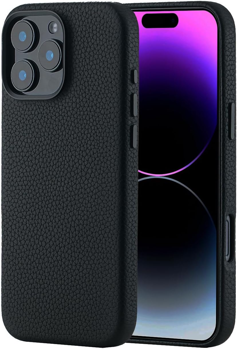 Amazon.com: LONLI Urban - for iPhone 16 Pro Leather Case - European ...