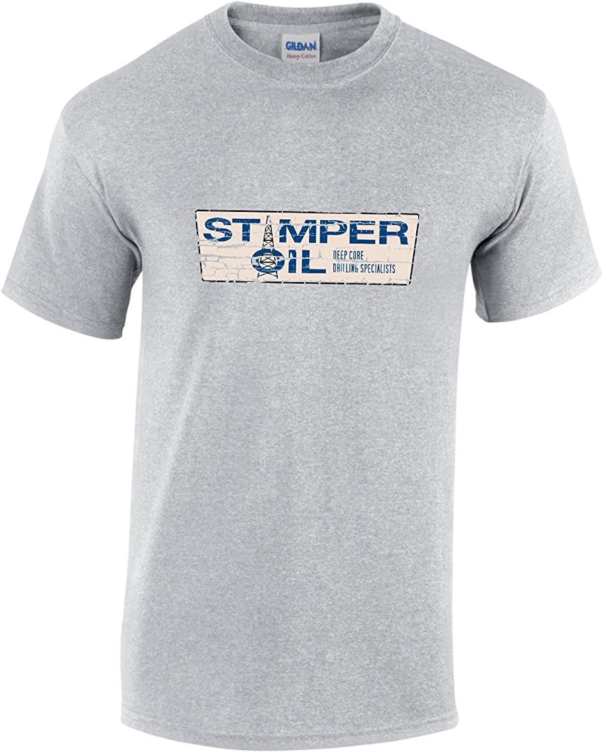 Stamper Oil Armageddon Mens Vintage Movie T-Shirt : Amazon.co.uk: Fashion