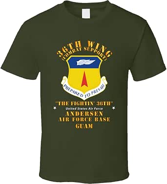 Amazon.com: Medium - USAF - 36th Wing - Anderson AFB - Guam T Shirt ...