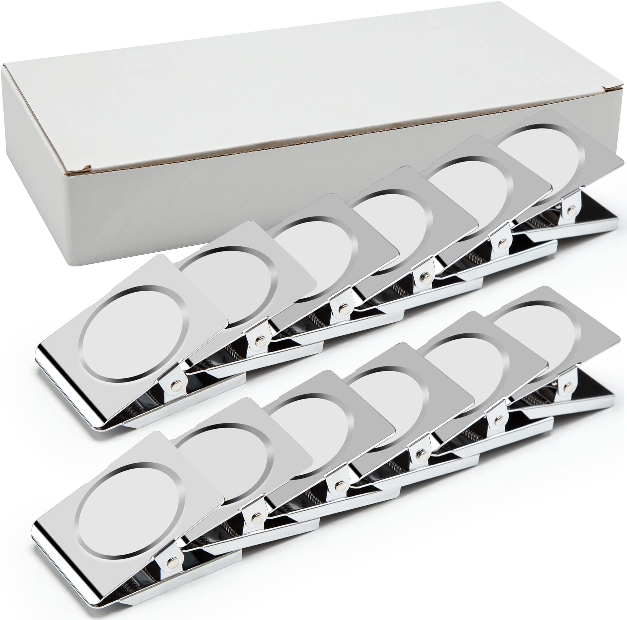 Amazon.com : Magnetic Clips, 2.12 inches Heavy Duty Metal Magnet Clips ...