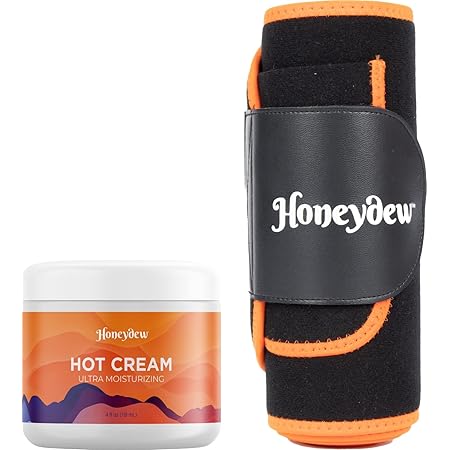 Amazon.com : Waist Trainer and Hot Cream Set - Ultimate Workout Sweat ...