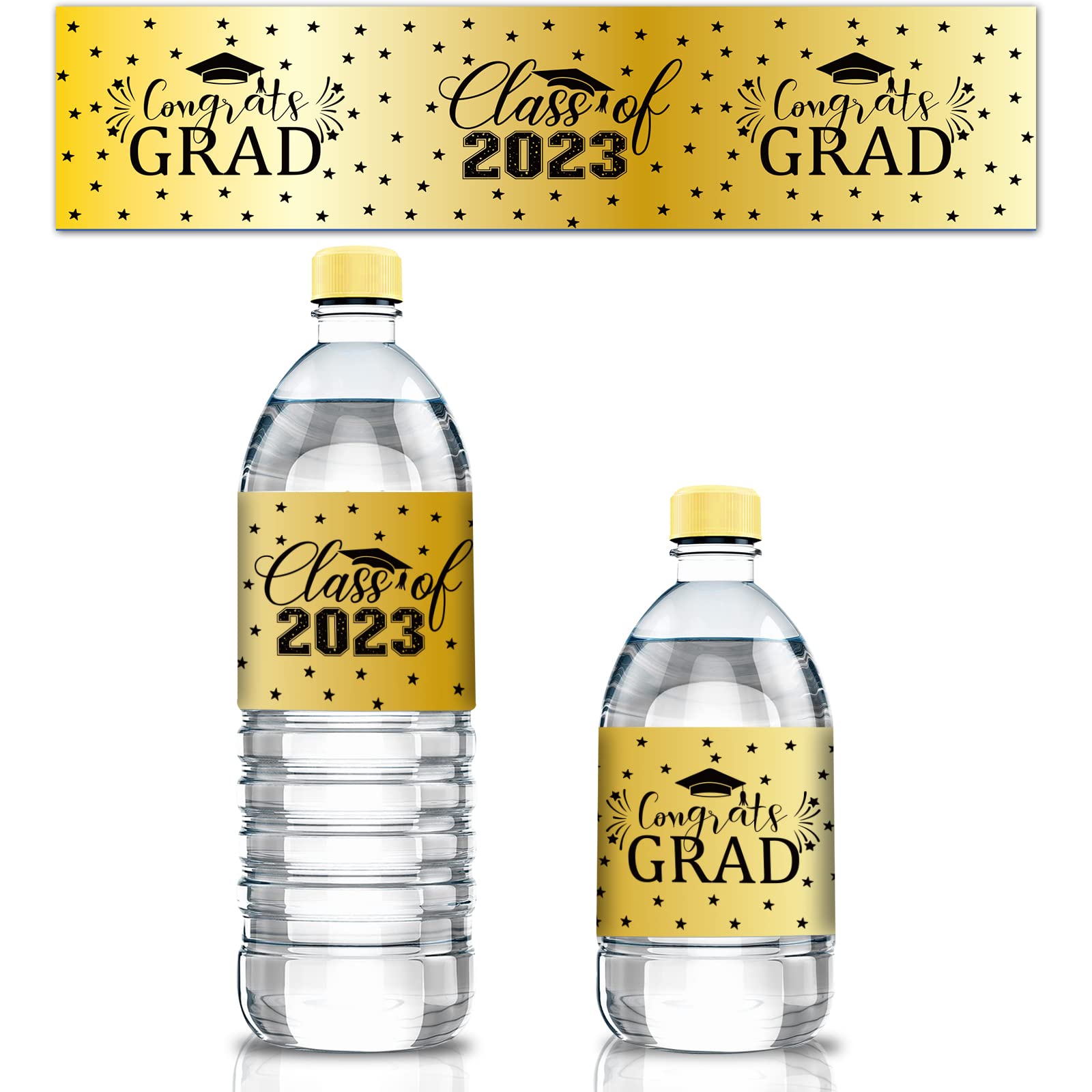 Graduation Labels For Water Editable Graduation Party Water Bottle