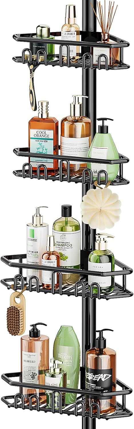 Mutool Adjustable Telescopic Shower Caddy, Adjustable Corner Shower ...