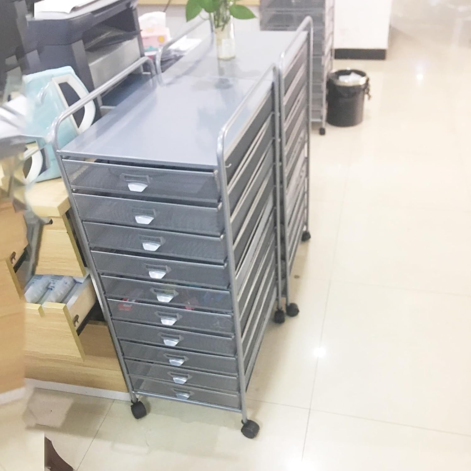 Amazon.com: Rolling File Cabinets for Home Office, 5/6/9/10 Drawer ...