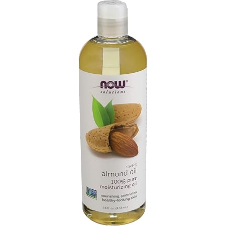 Amazon.com : NOW Almond Oil - 16 fl. oz. : Body Oils : Beauty ...
