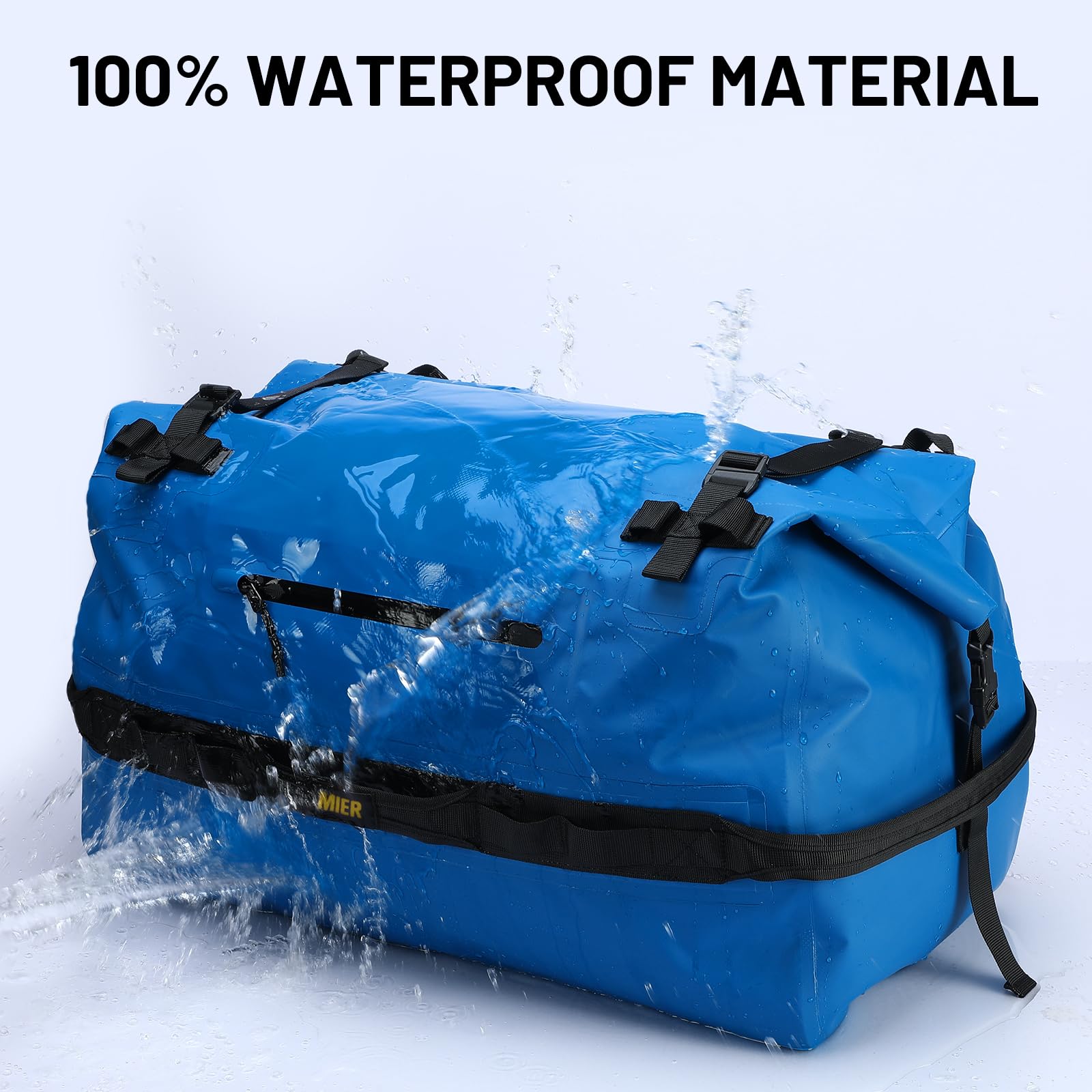 Snapklik.com : MIER Large Waterproof Duffel Bag Rolltop Dry Backpack ...