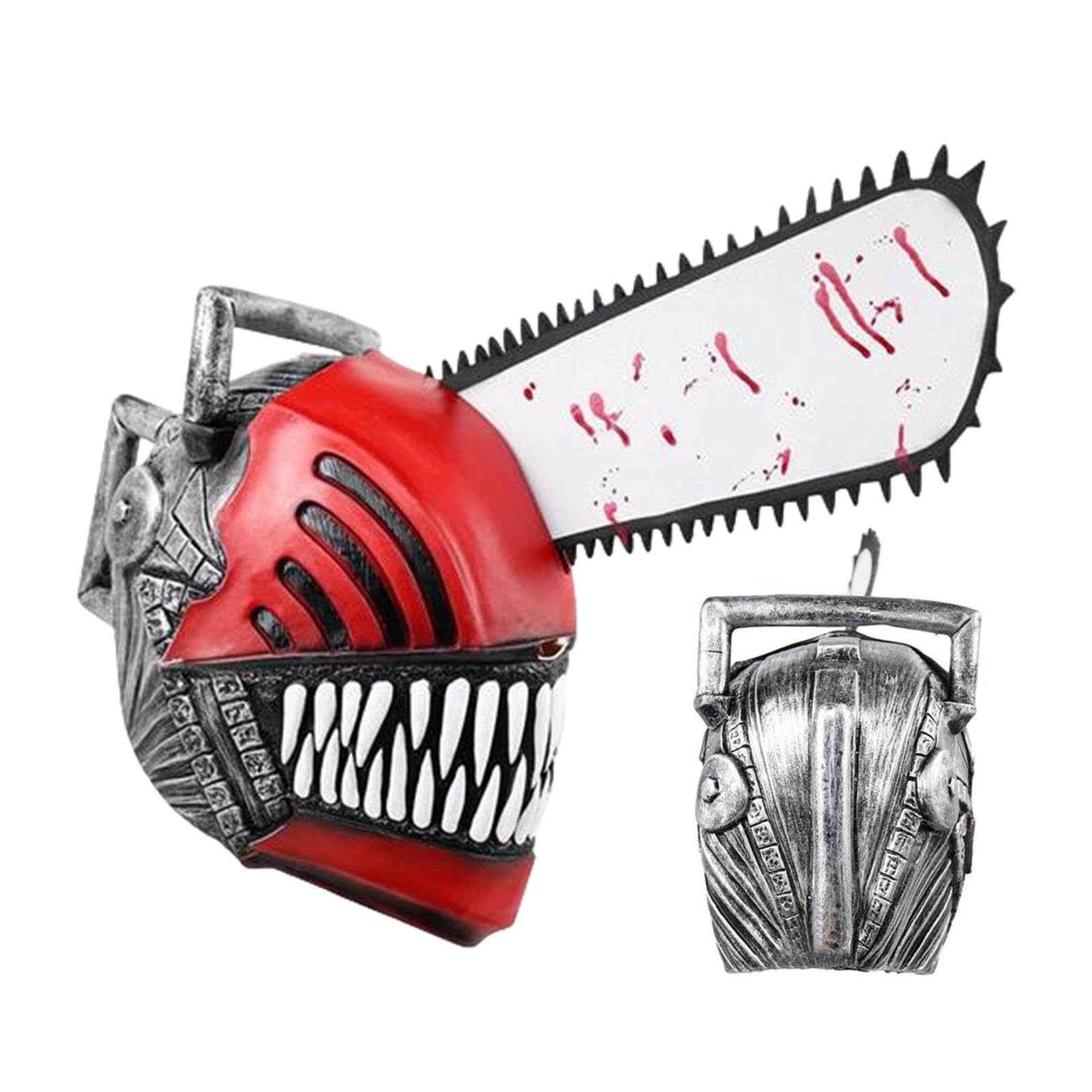 Fabixoin Chainsaw Man Masks, Anime Chainsaw Man Latex Headgear ...