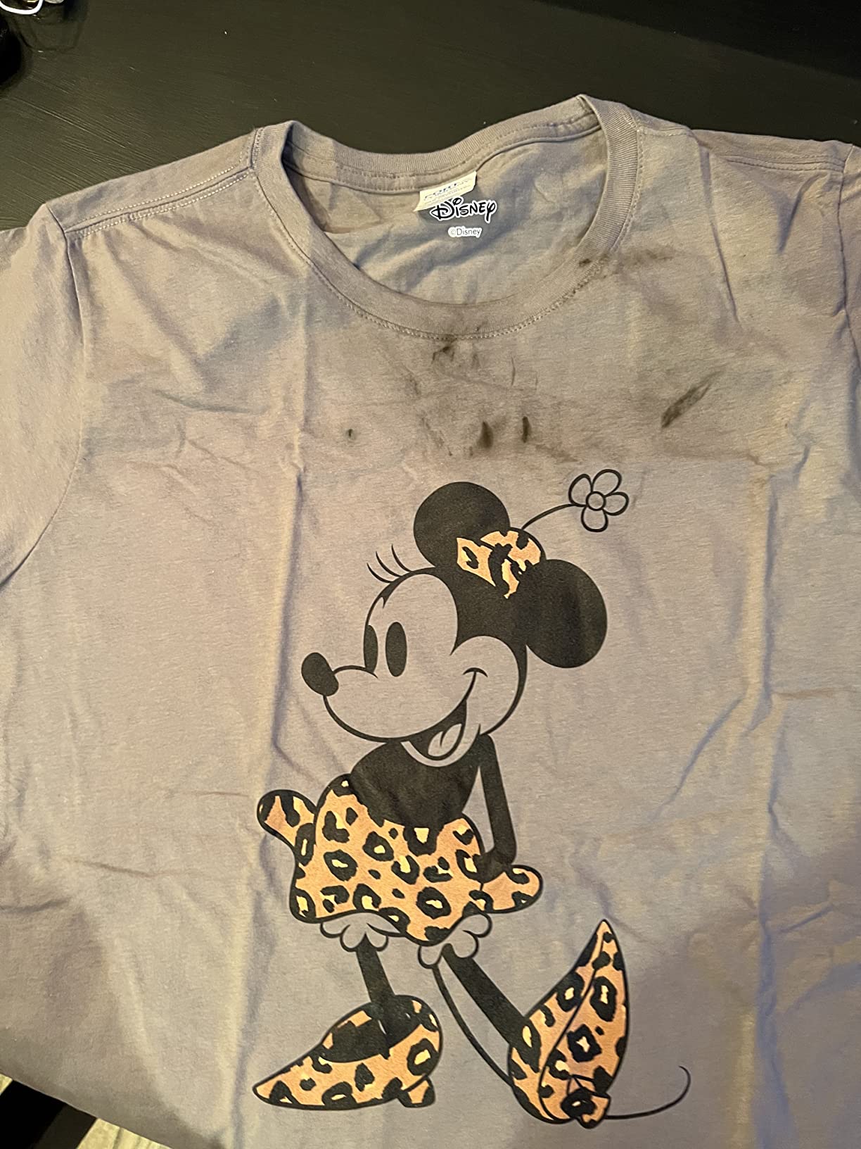 Amazon.com: Disney Minnie Mouse Cheetah Print Outfit T-Shirt : Clothing ...
