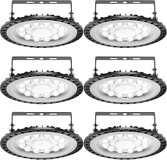 TYCOLIT 6 PACKS 50W UFO LED High Bay Light, 5000LM Commercial Bay ...