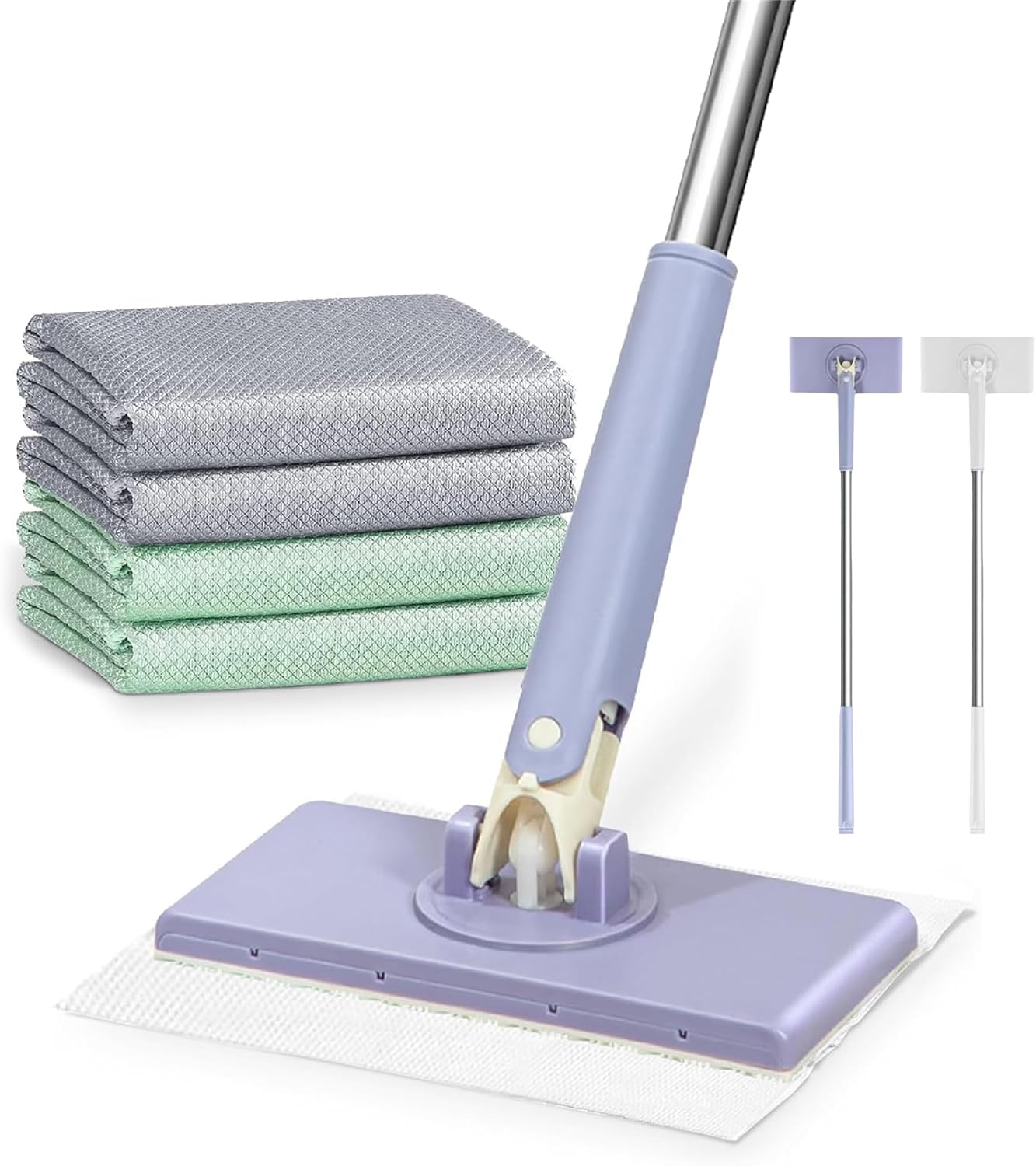 Amazon.com: Generic Automatic Cloth Changing Mini Mop, 360 Rotating ...