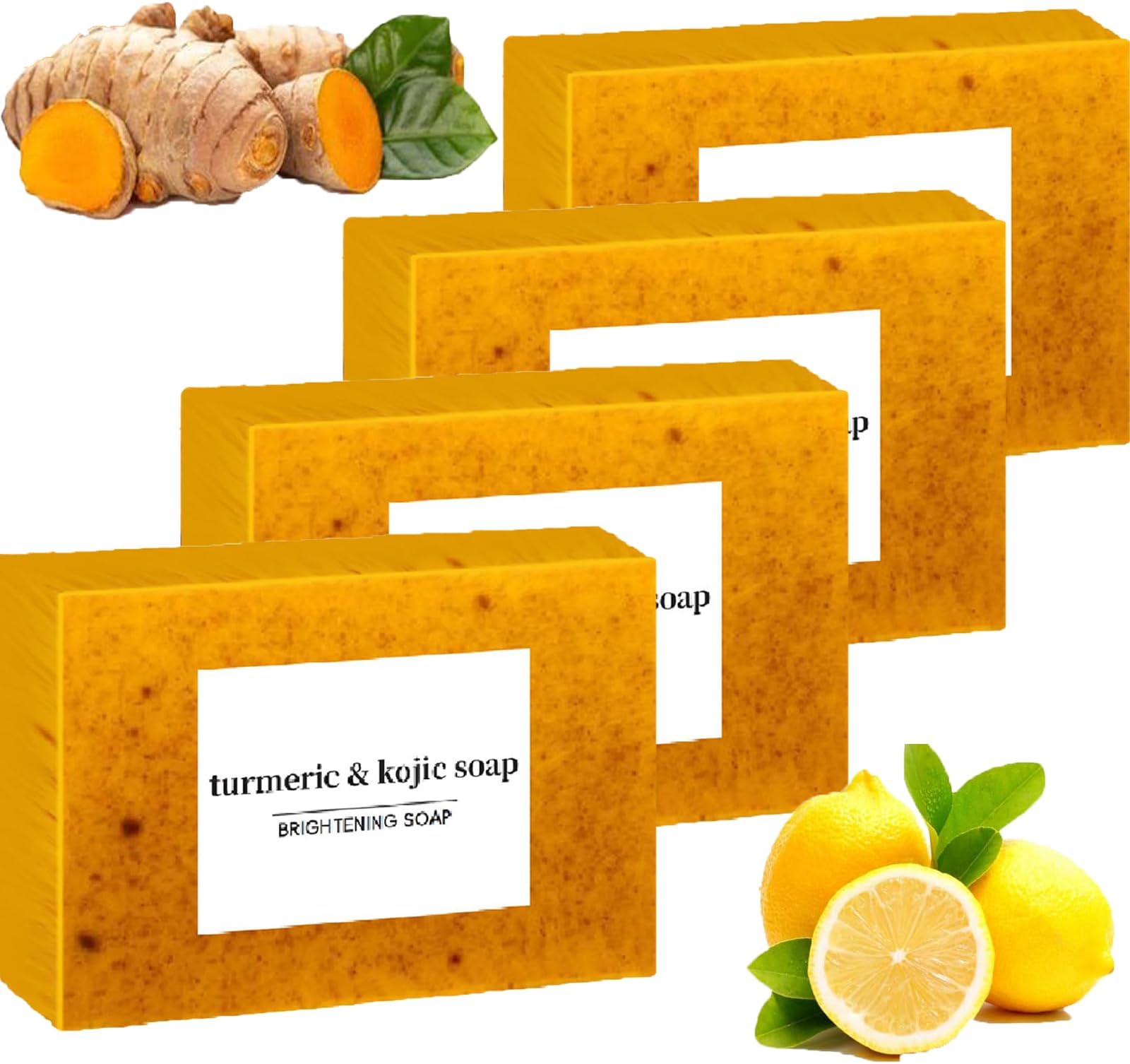 Amazon.com : Lemon Turmeric Kojic Soap Fragrance - Curcuma Soap, Jabon ...