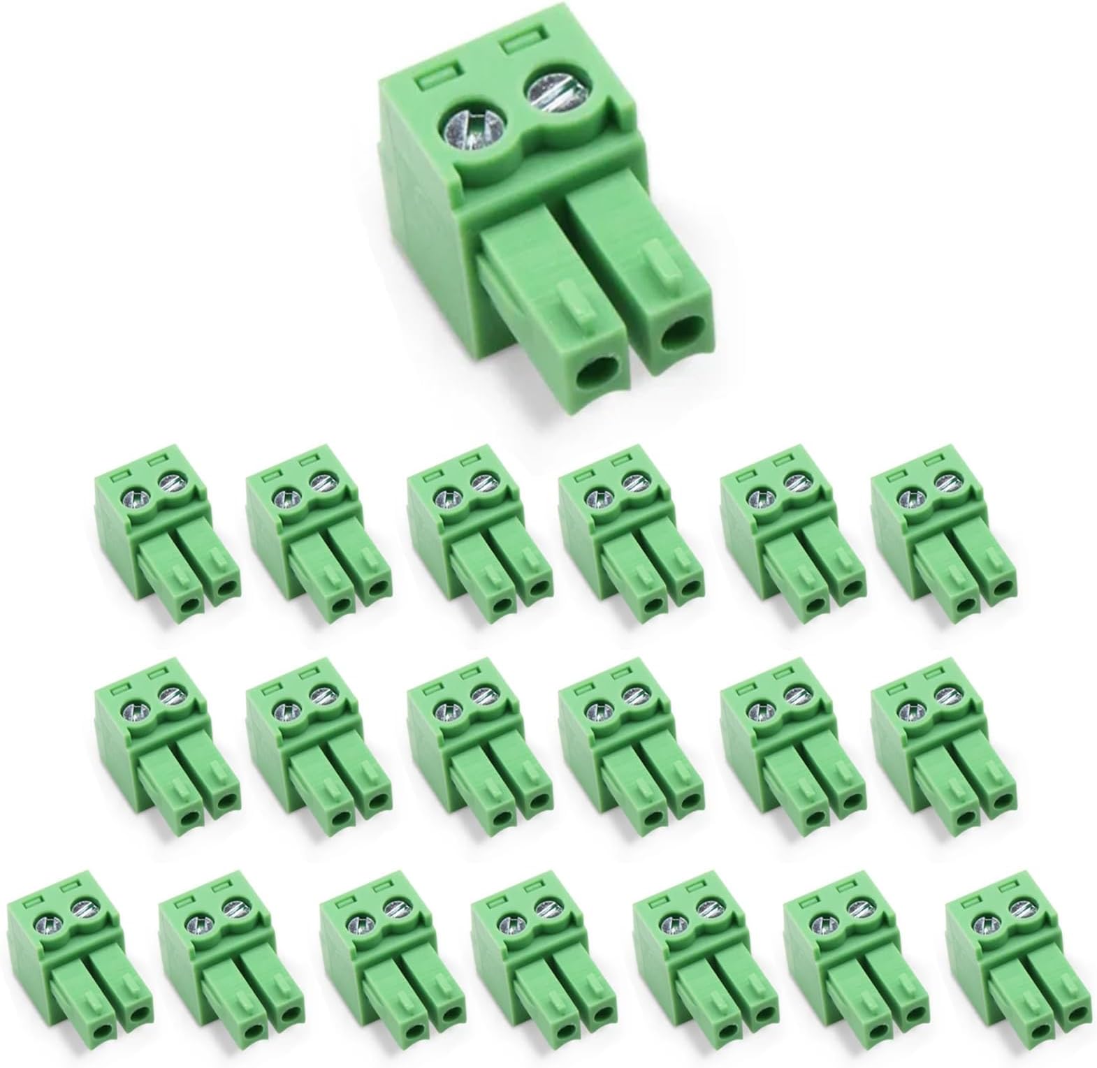 Amazon.com: 10 Pcs Pitch 3.5mm 4way/pin Screw Terminal Block Connector ...