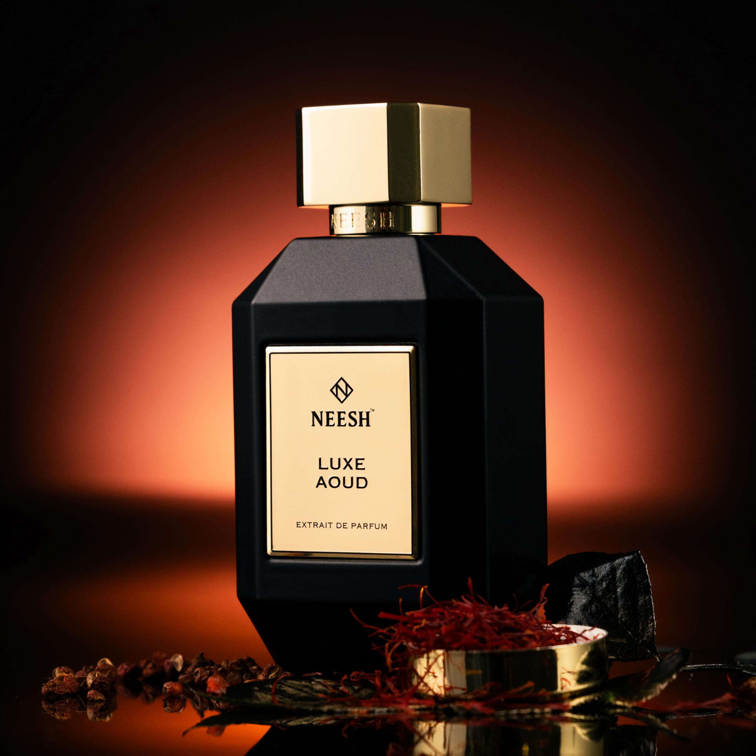 Neesh Luxe Aoud 100ml Extrait De Parfum Liquid Perfume Men | Desertcart ...