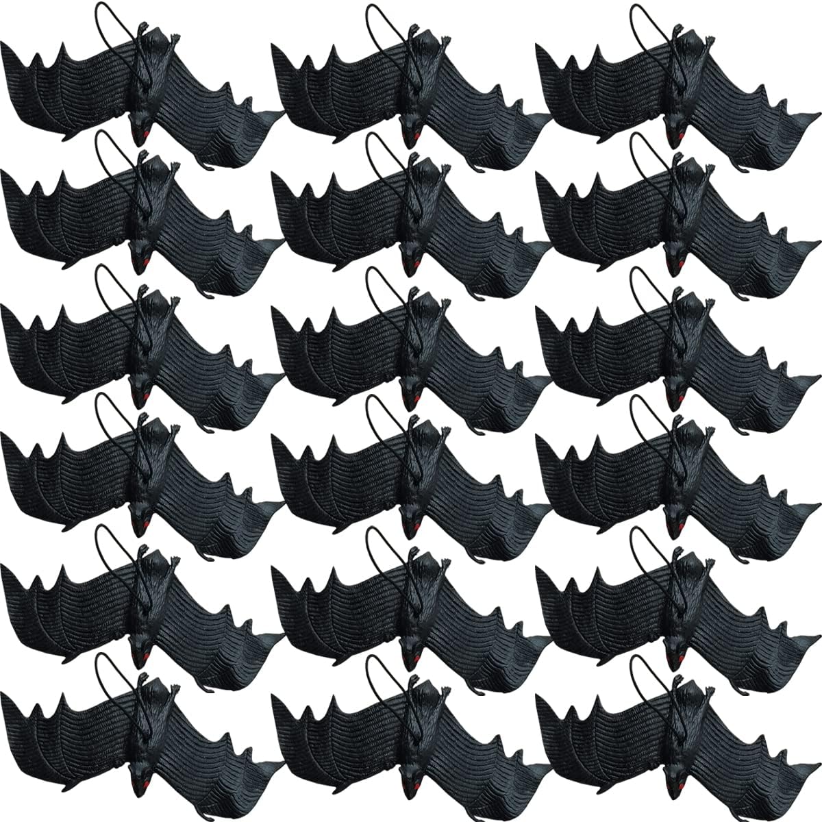 Amazon.com: GXXMEI 18PCS Halloween Simulation Hanging Bats Realistic ...