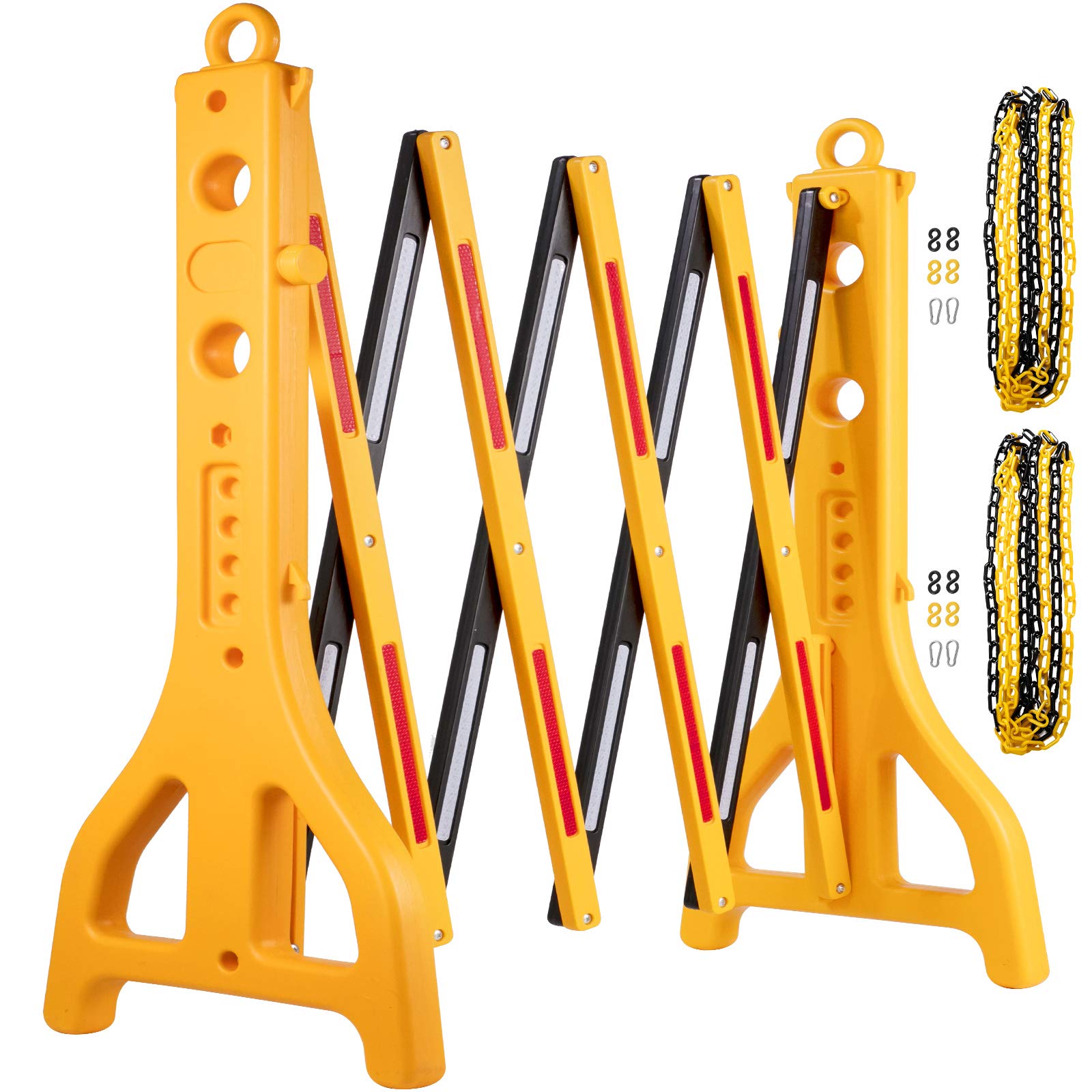 Buy VEVOR Expandable Mobile Barricade 8 3ft Width Plastic Barricade buy-vevor-expandable-mobile-barricade-8-3ft-width-plastic-barricade