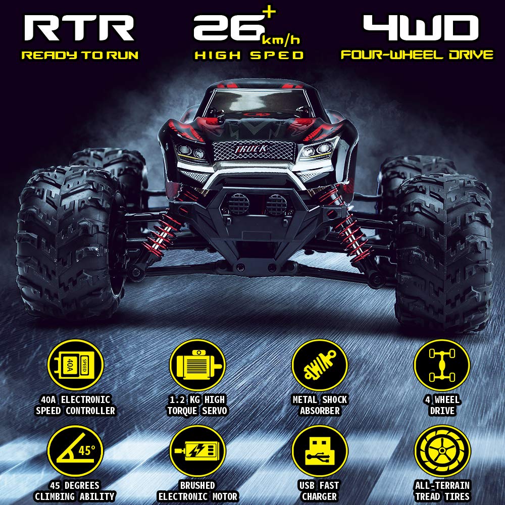 Buy 4WD Remote Control Car, Byuert 1:20 Off Road RC Racing Car 26+ Km/h ...